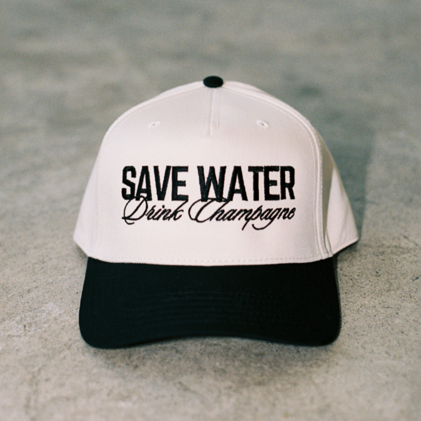 SAVE WATER DRINK CHAMPAGNE HAT – Ginnecarow